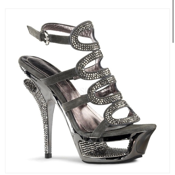 Pleaser | Shoes | Rhinestone High Heels Pleaser | Poshmark